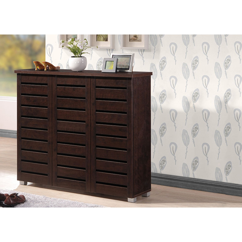 Latitude Run Office Home 20 Pair Shoe Storage Cabinet Wayfair